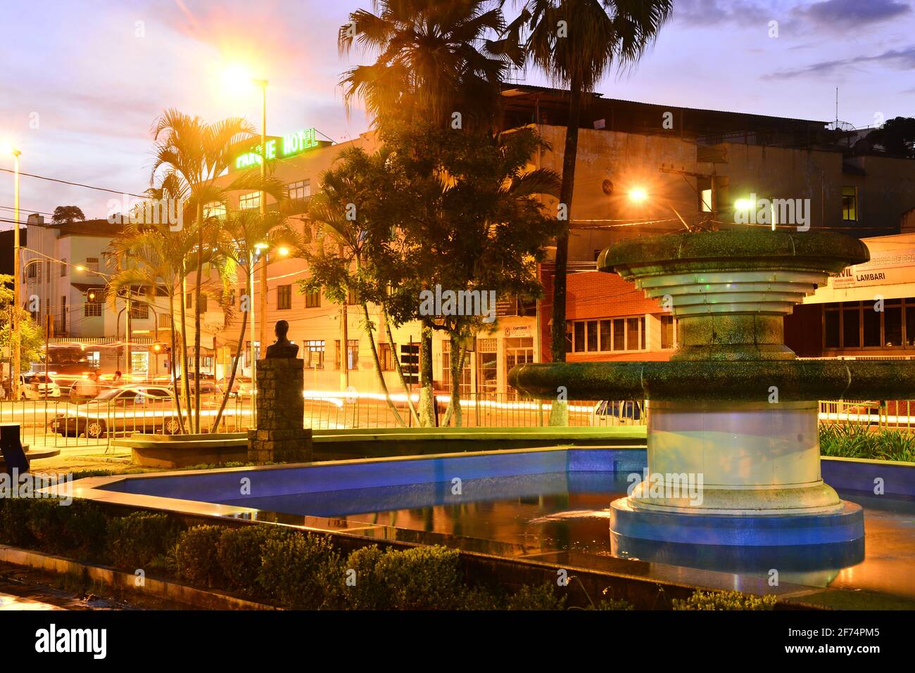 Lambari town in Minas Gerais Estate, a place famous by his mineral ...