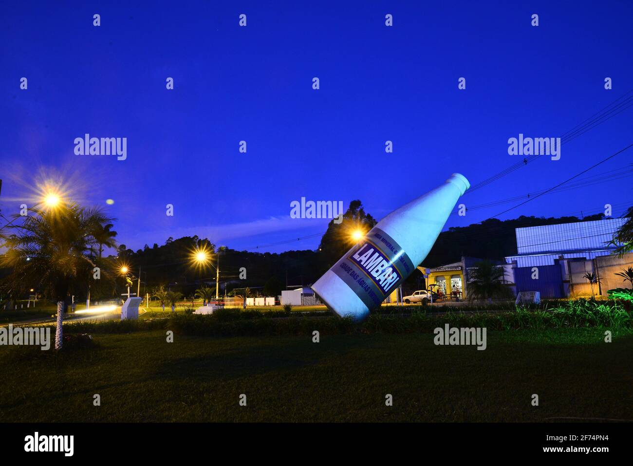 Lambari town in Minas Gerais Estate, a place famous by his mineral ...