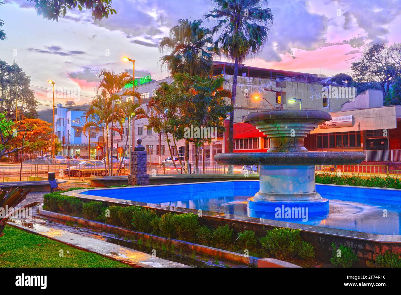 Lambari town in Minas Gerais Estate, a place famous by his mineral ...