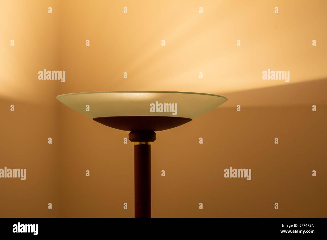 Abstract art texture background view of a modern interior electric pole ...