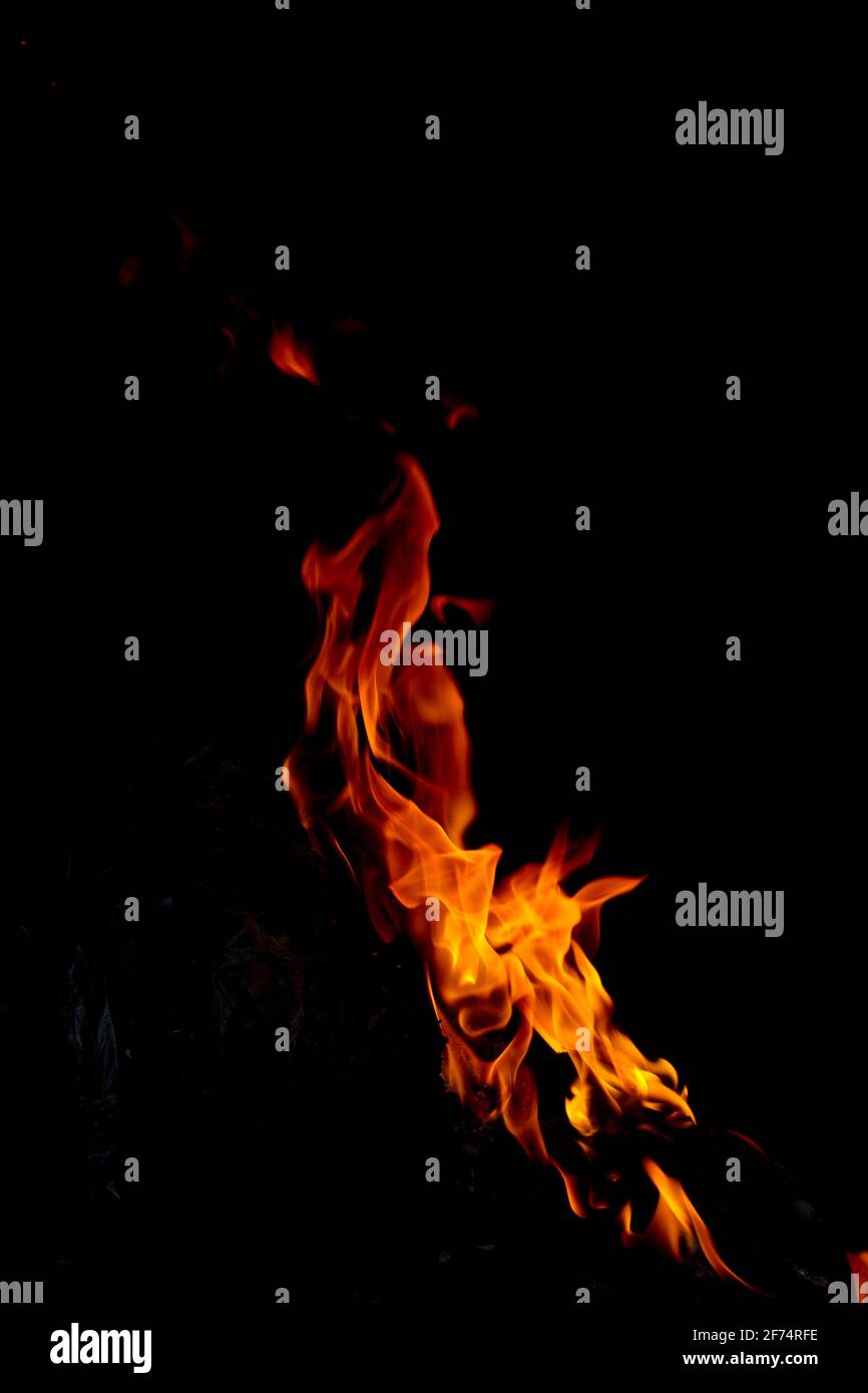 Burning campfire vector hi-res stock photography and images - Alamy