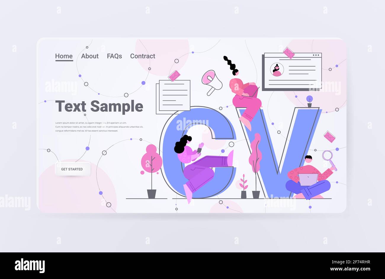 hr managers choosing resume cv curriculum vitae of new employees job ...