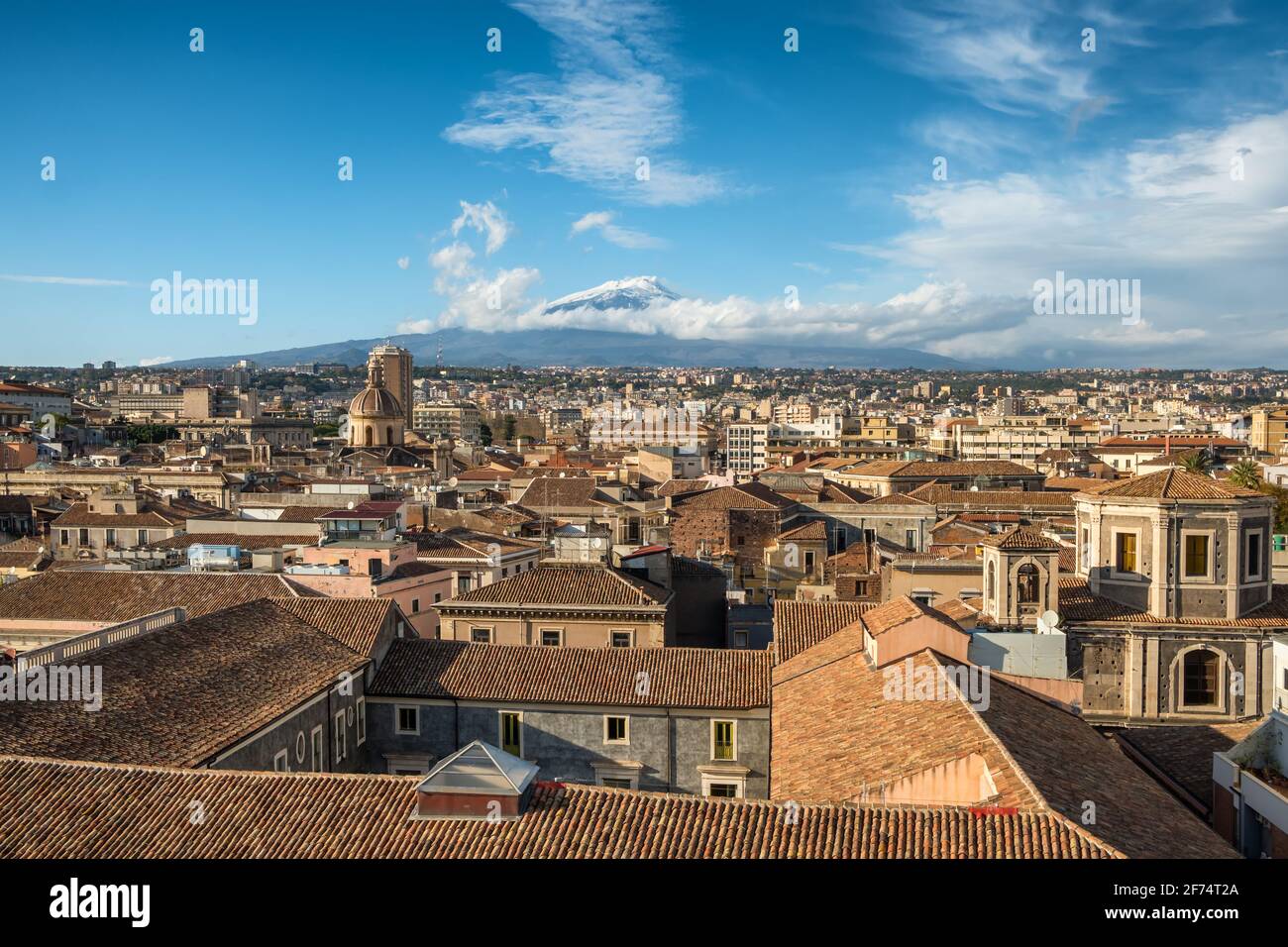 Aerial view old volcano hi-res stock photography and images - Alamy
