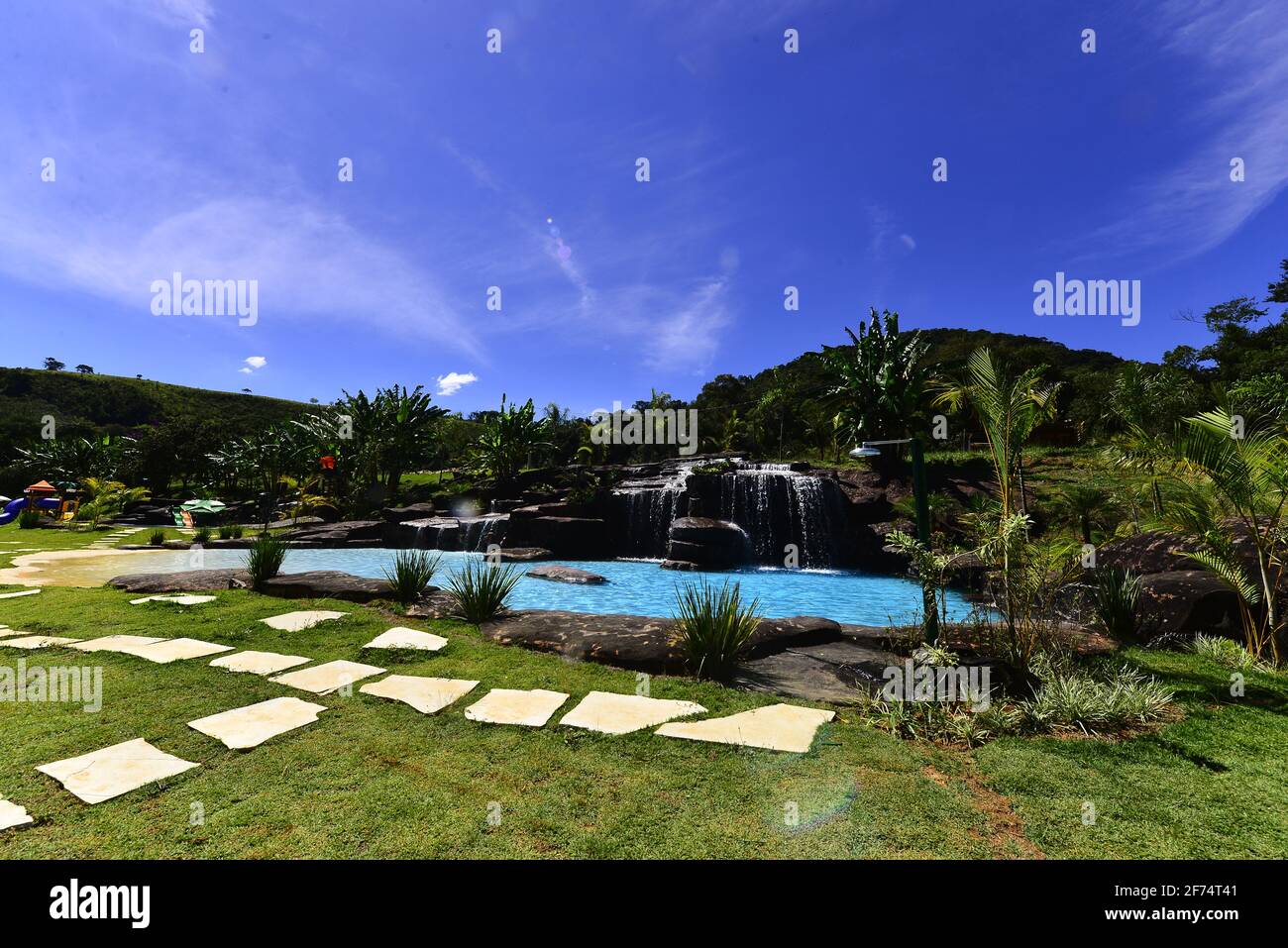 Lambari town in Minas Gerais Estate, a place famous by his mineral ...