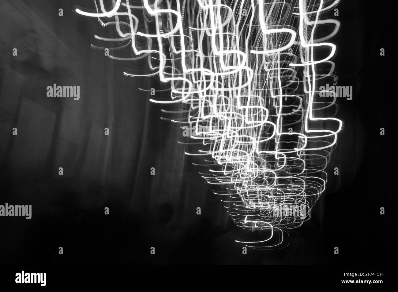 Colorful light painting Black and White Stock Photos & Images - Alamy