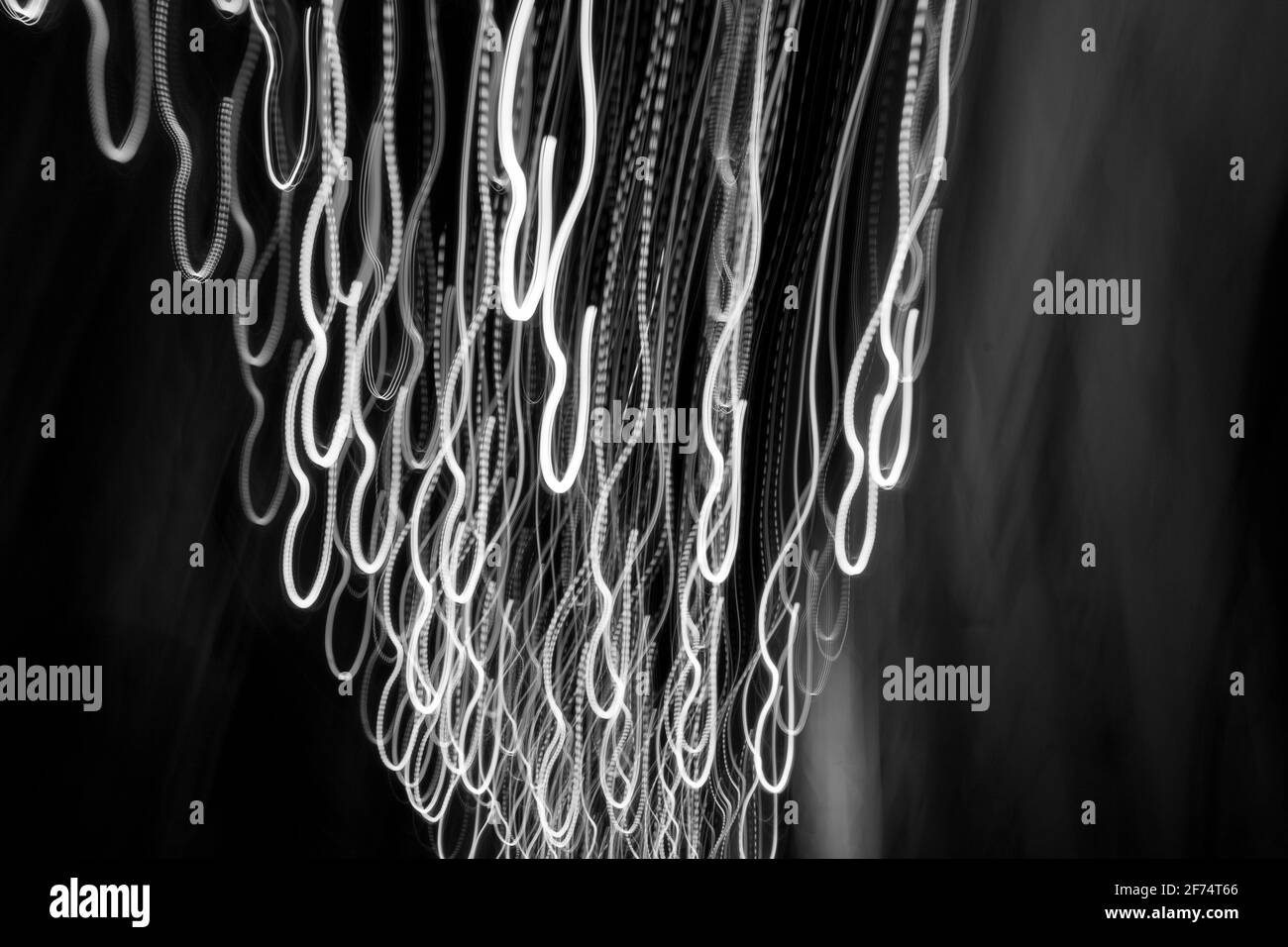 Vibrant neon circle light Black and White Stock Photos & Images - Alamy