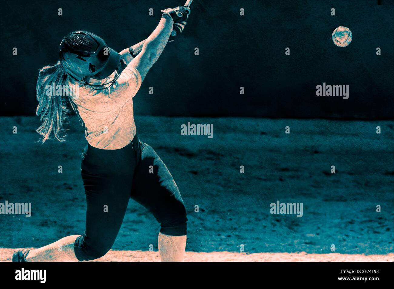 Female baseball players hi-res stock photography and images - Alamy