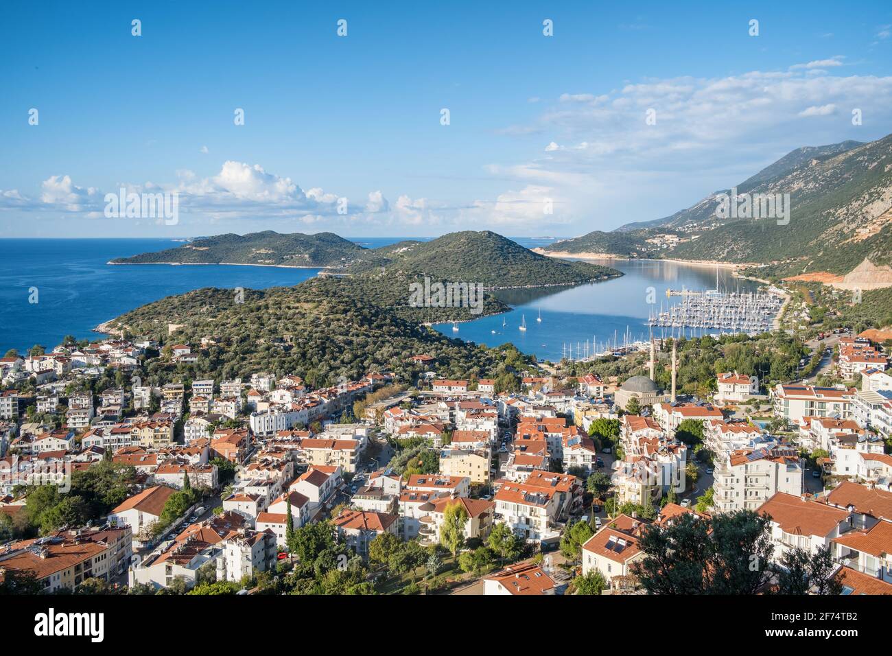 Beautiful mediterranean town Kas in Turkey Stock Photo - Alamy