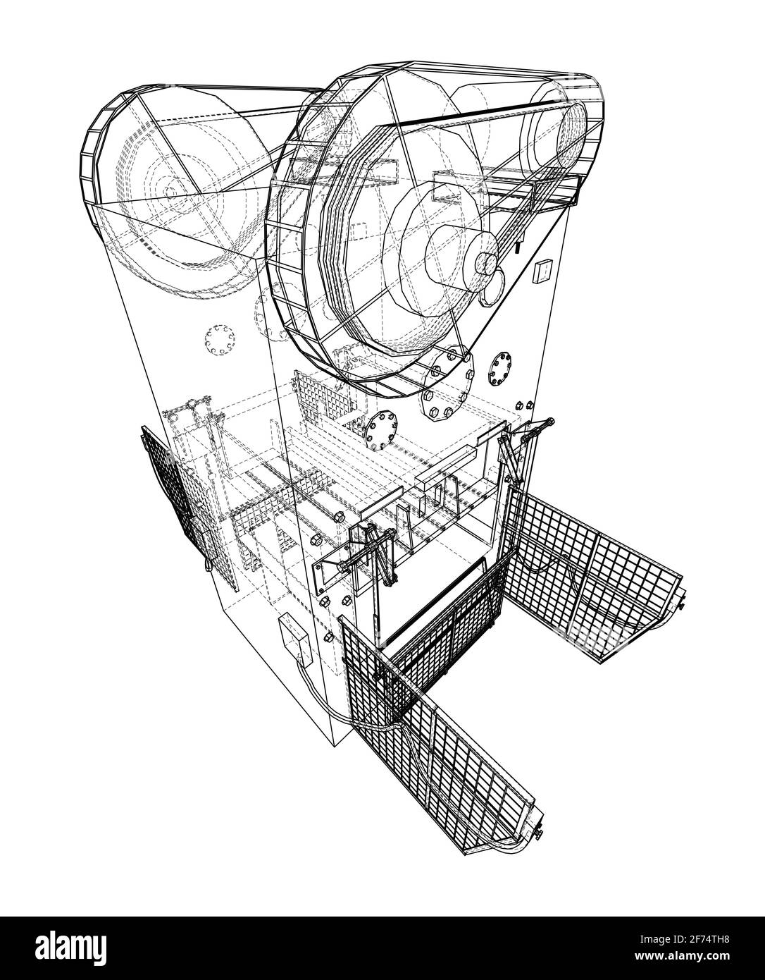 Powerful Press. Vector Stock Vector Image & Art - Alamy