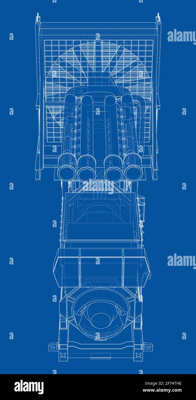 Large industrial diesel generator. Vector Stock Vector Image & Art - Alamy