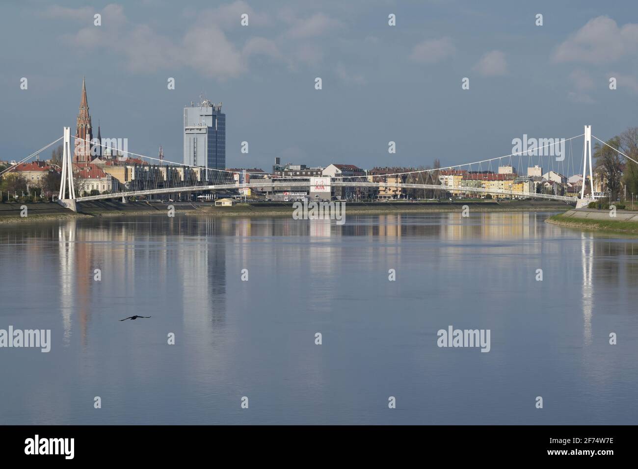 Osijek pedestrian bridge hi-res stock photography and images - Alamy