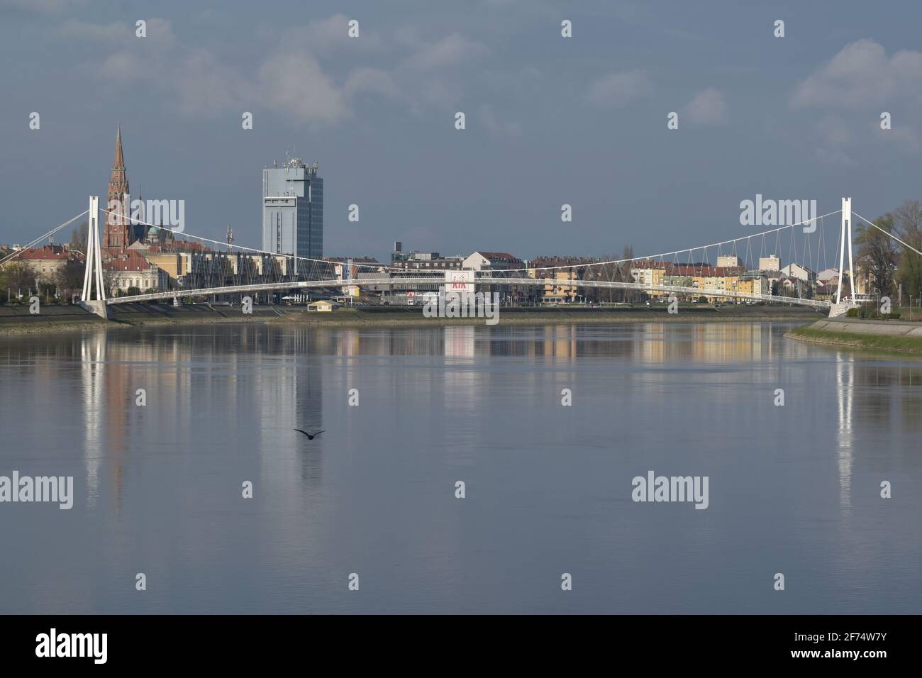 Osijek pedestrian bridge hi-res stock photography and images - Alamy