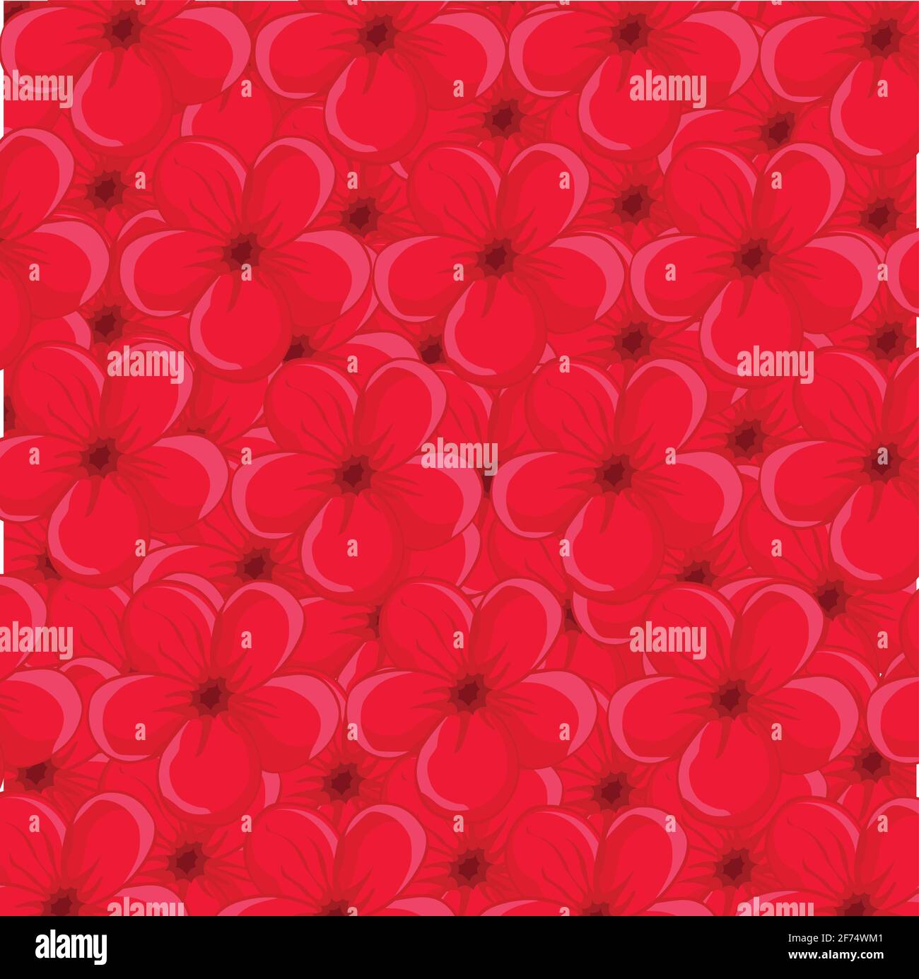 Continuous floral pattern Stock Vector Images - Alamy