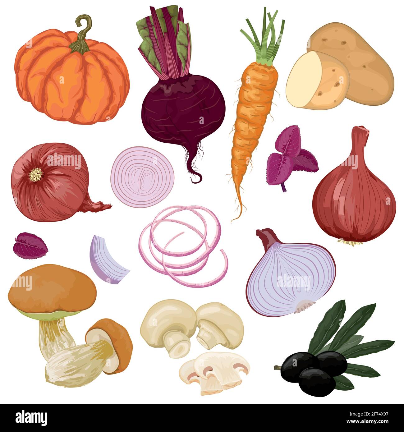 Hand drawn vegetables Stock Vector Image & Art - Alamy