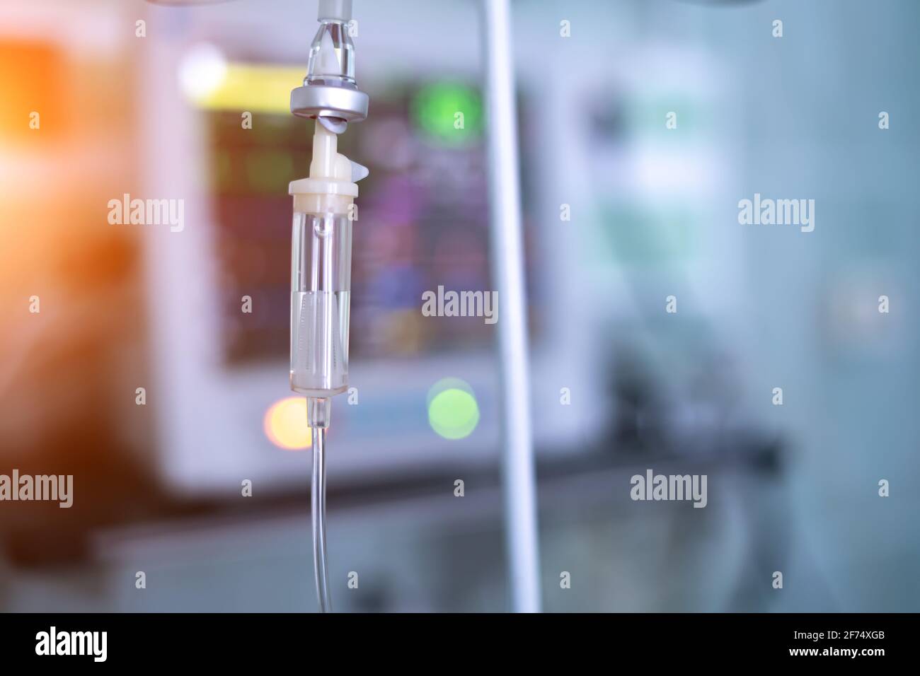 medical dropper close-up on a blurry background Stock Photo - Alamy