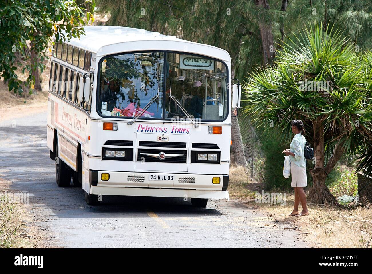 Mauritius island bus hi-res stock photography and images - Alamy