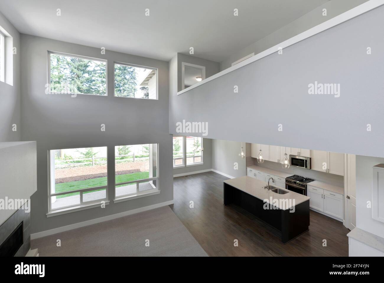 Kitchen empty contemporary design hi-res stock photography and images ...