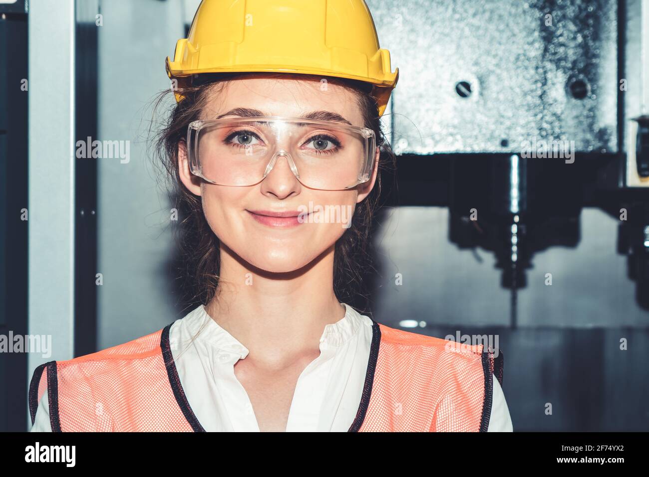 Woman heavy equipment operator hi-res stock photography and images - Alamy