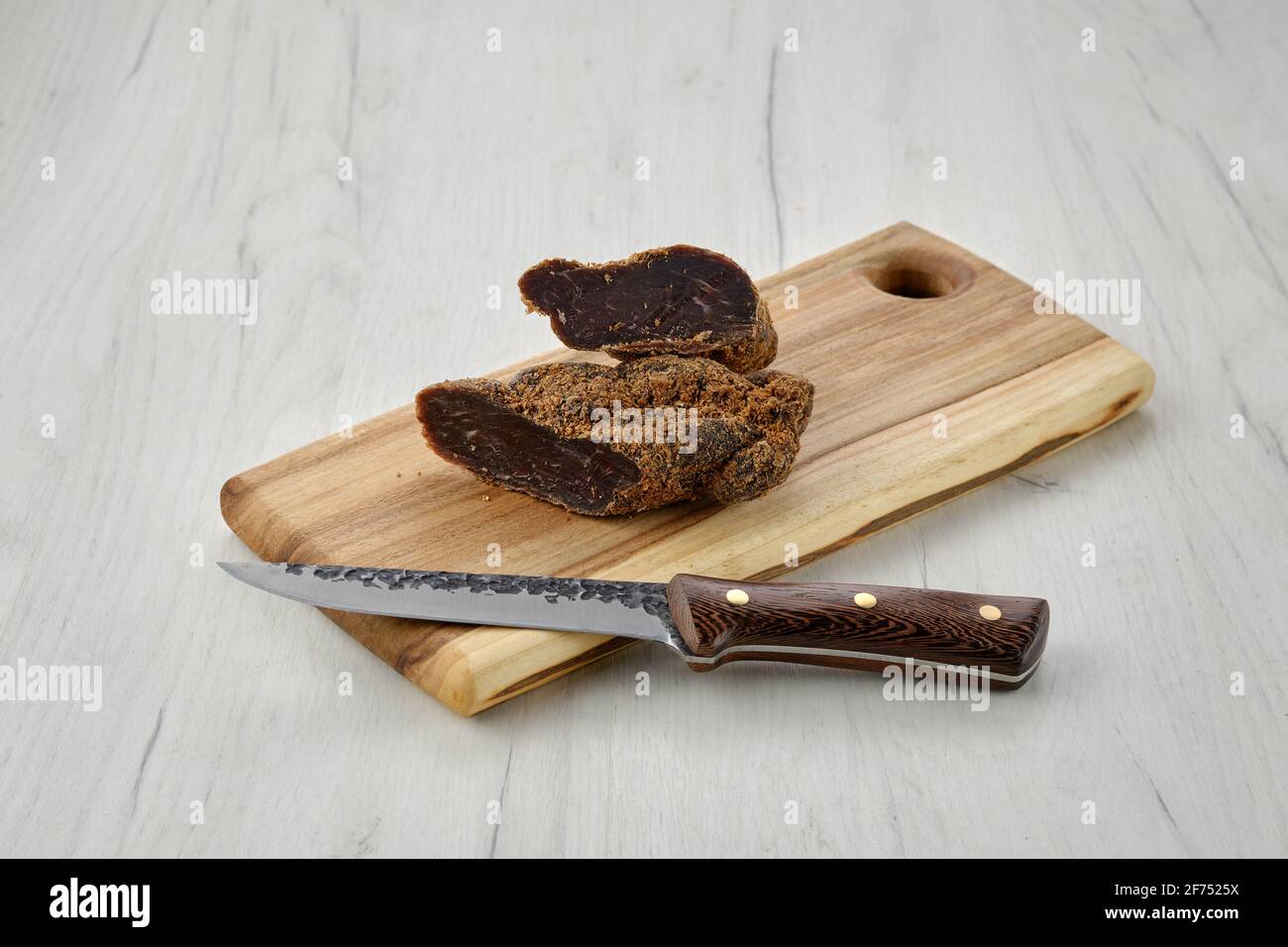 Dried salt meat hi-res stock photography and images - Alamy
