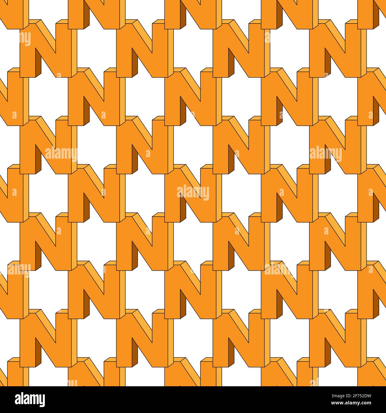 Letter N. Seamless pattern for texture, textiles, packaging, and simple ...