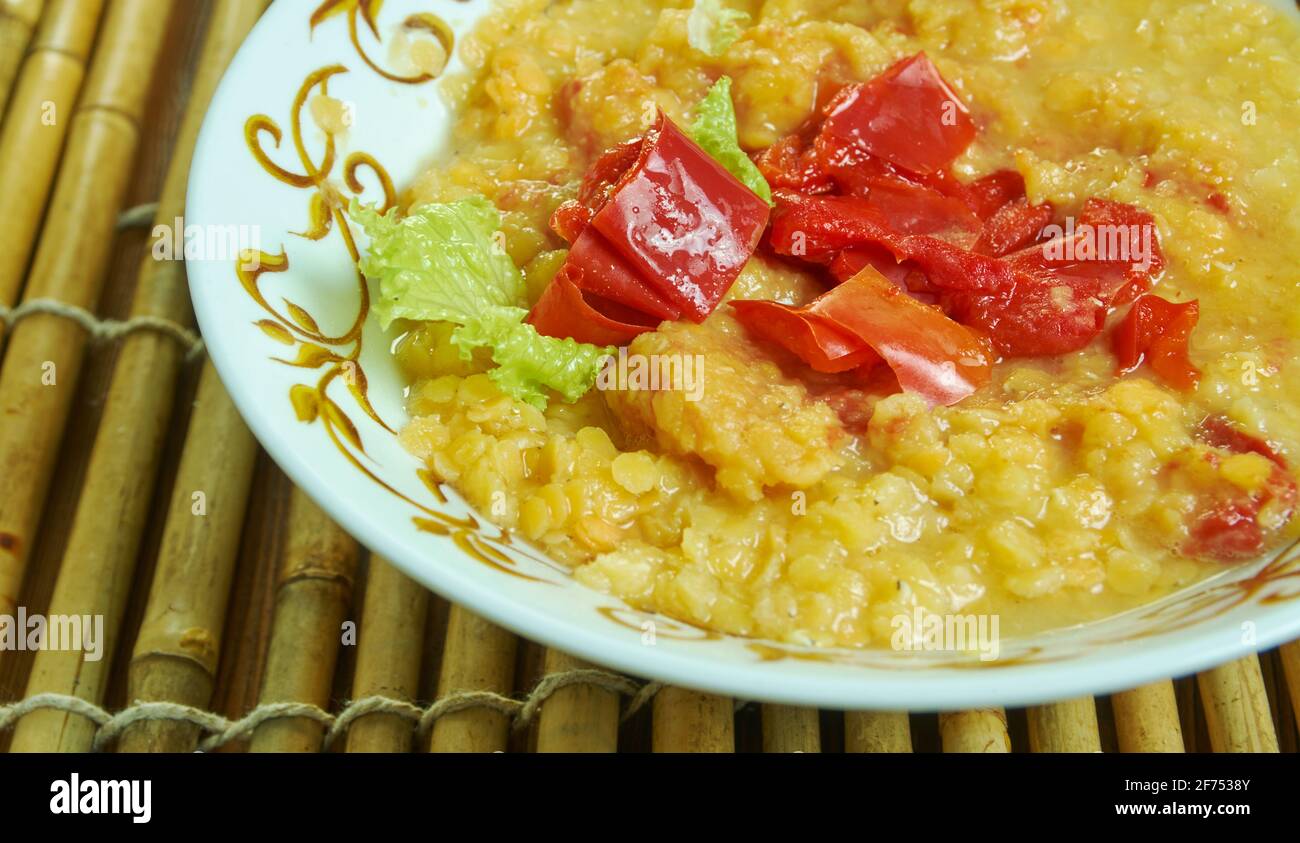 Dal dum pukht - Indian dish in which lentils are cooked using the dum ...