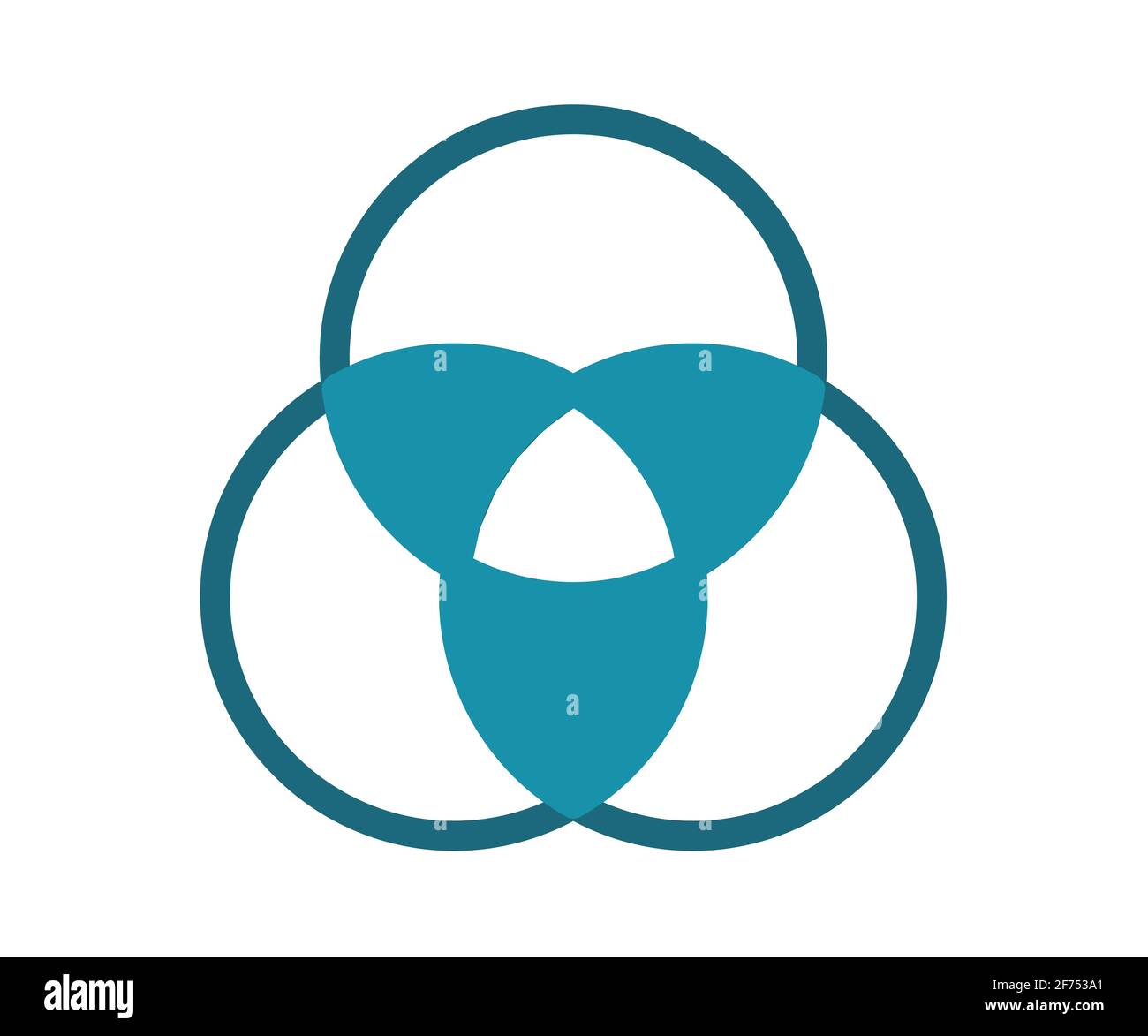 color combination theory single isolated icon with solid line style ...