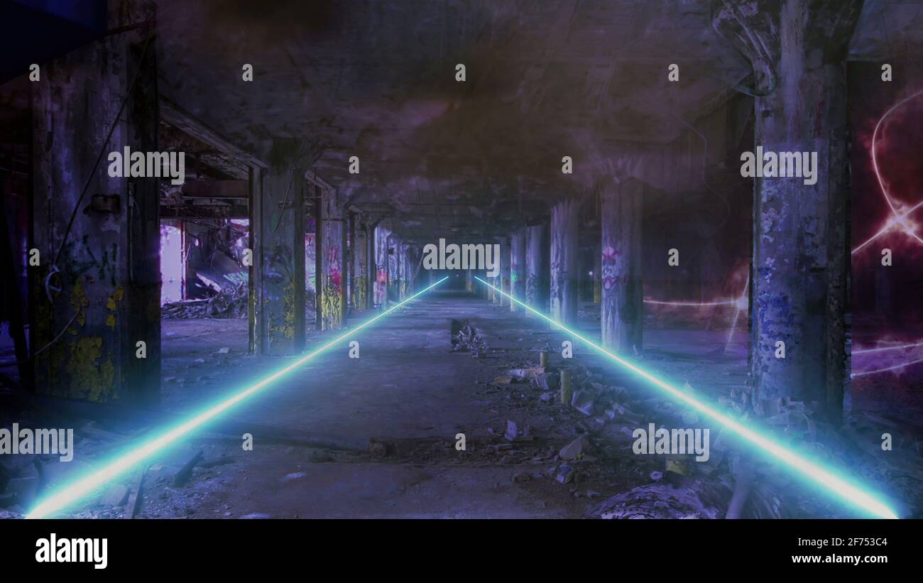 Post apocalyptic scene Stock Photo - Alamy