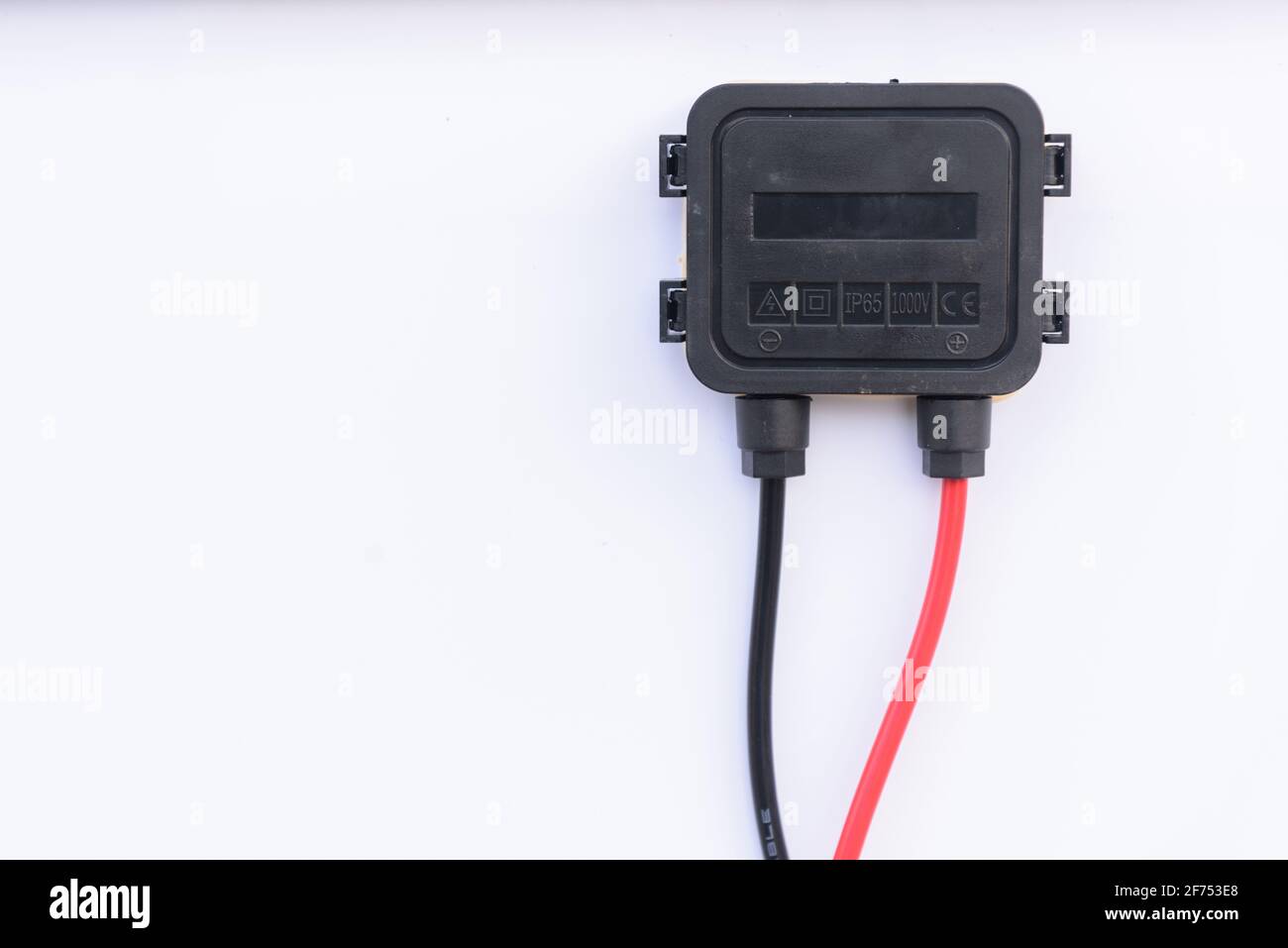 MC4 socket connector of solar cell panel Stock Photo - Alamy