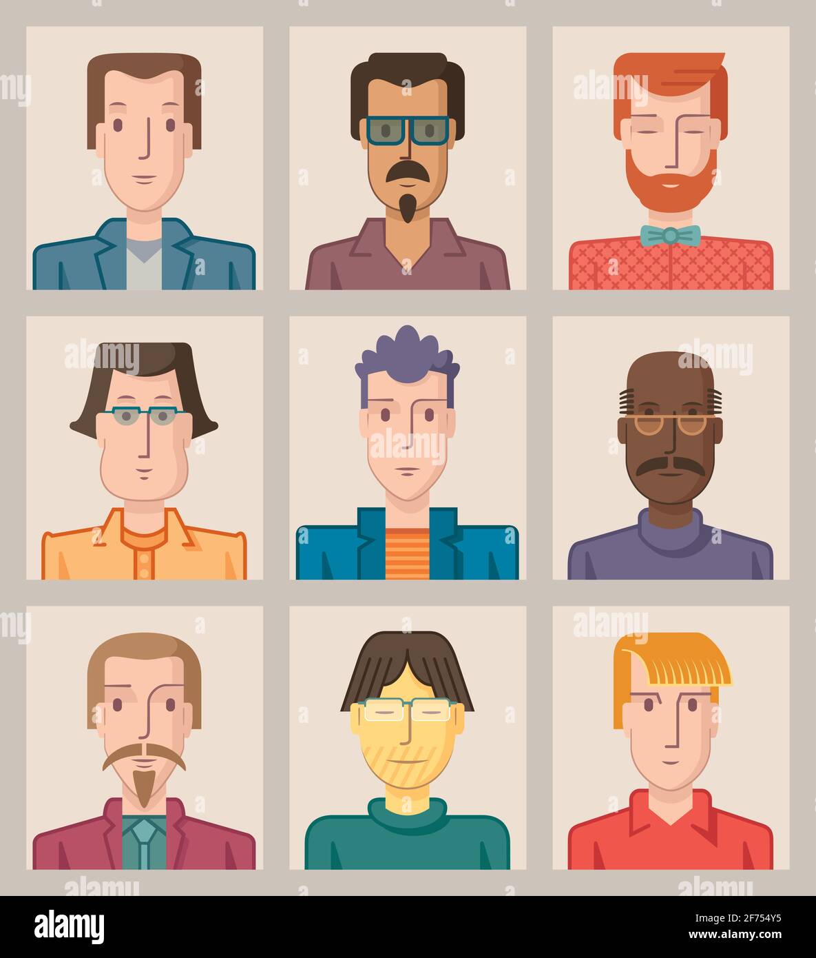 Young men team Stock Vector Images - Alamy