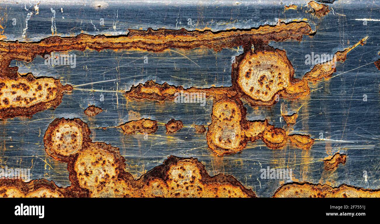 Work and the elements have left their legacy on the side of a small ...