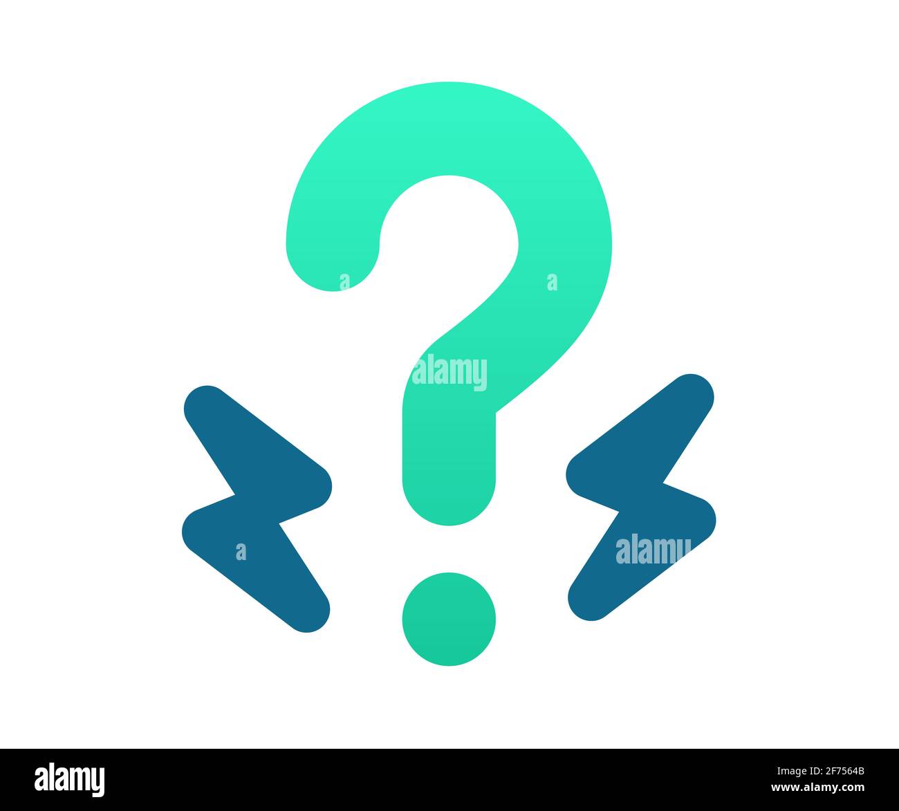 brainstorm question rethink single isolated icon with gradient style ...