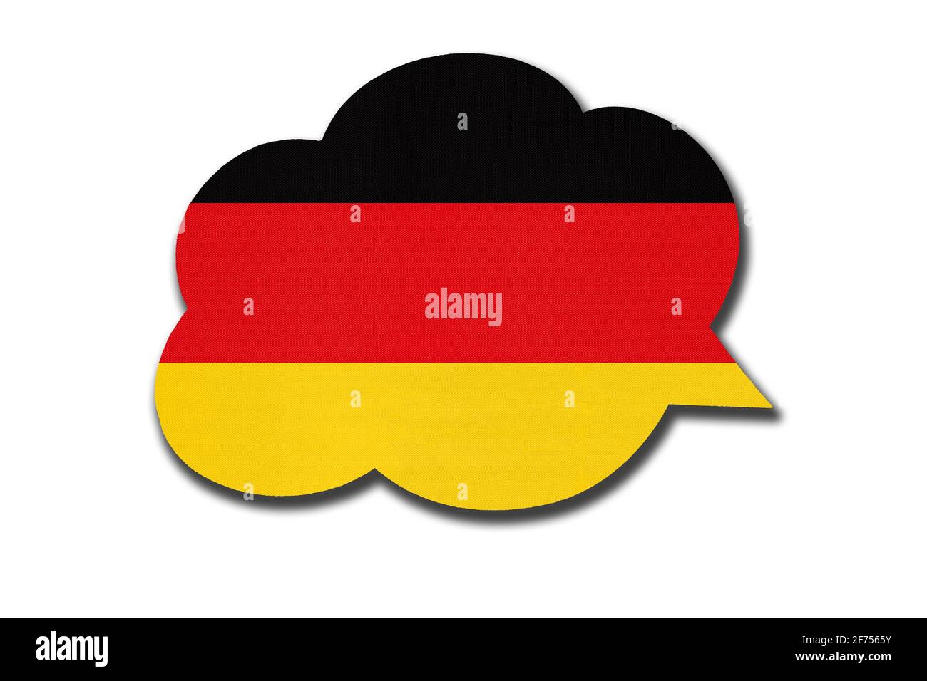 3d speech bubble with Germany national flag isolated on white ...