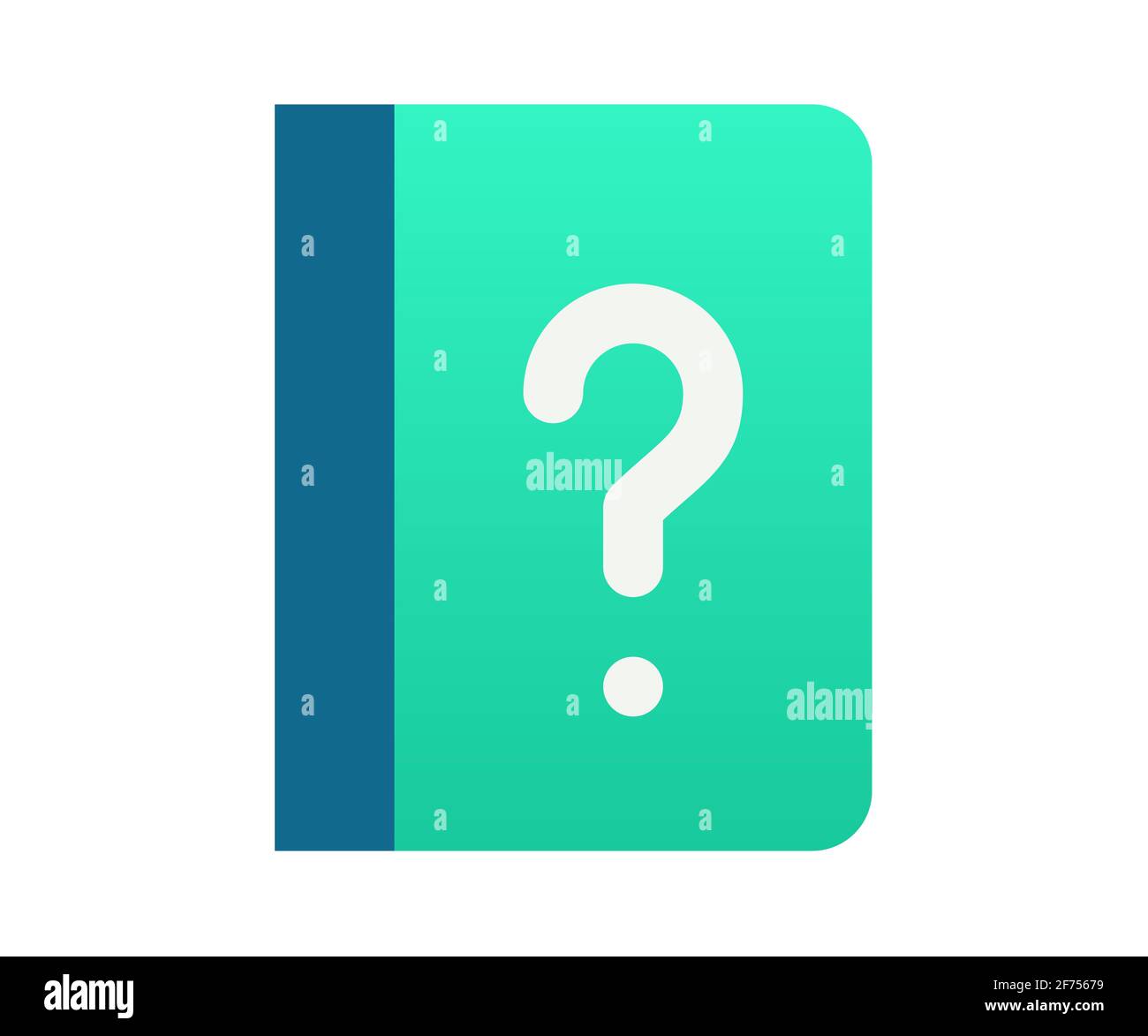 handbook help guidebook single isolated icon with gradient style vector ...