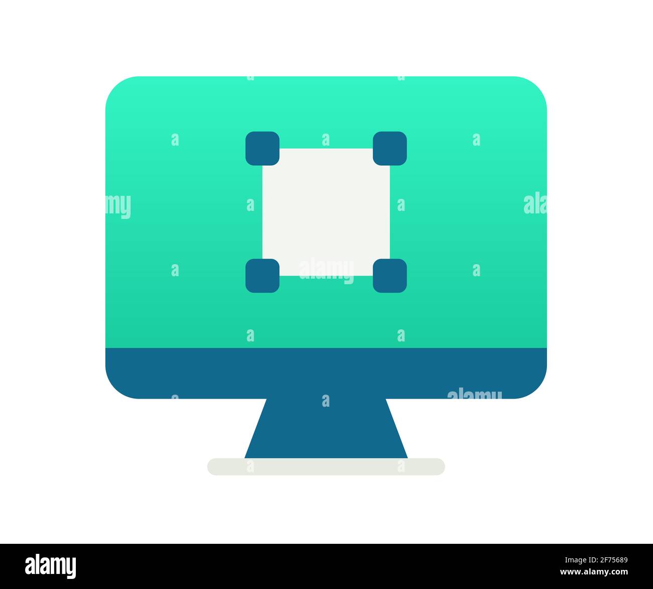 computer graphic tool single isolated icon with gradient style vector ...