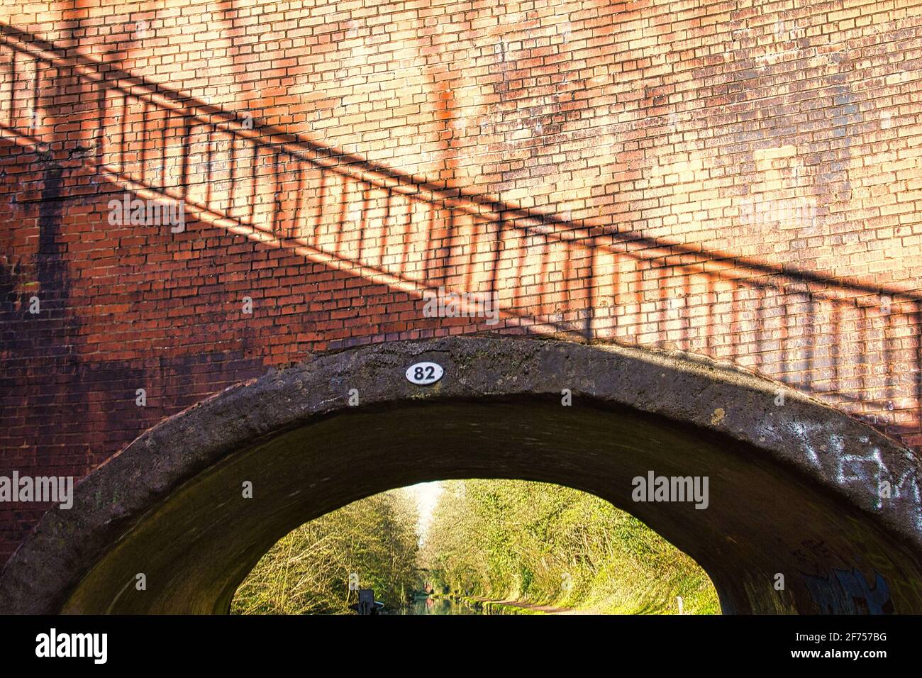 bridge shadow on another bridge Stock Photo - Alamy