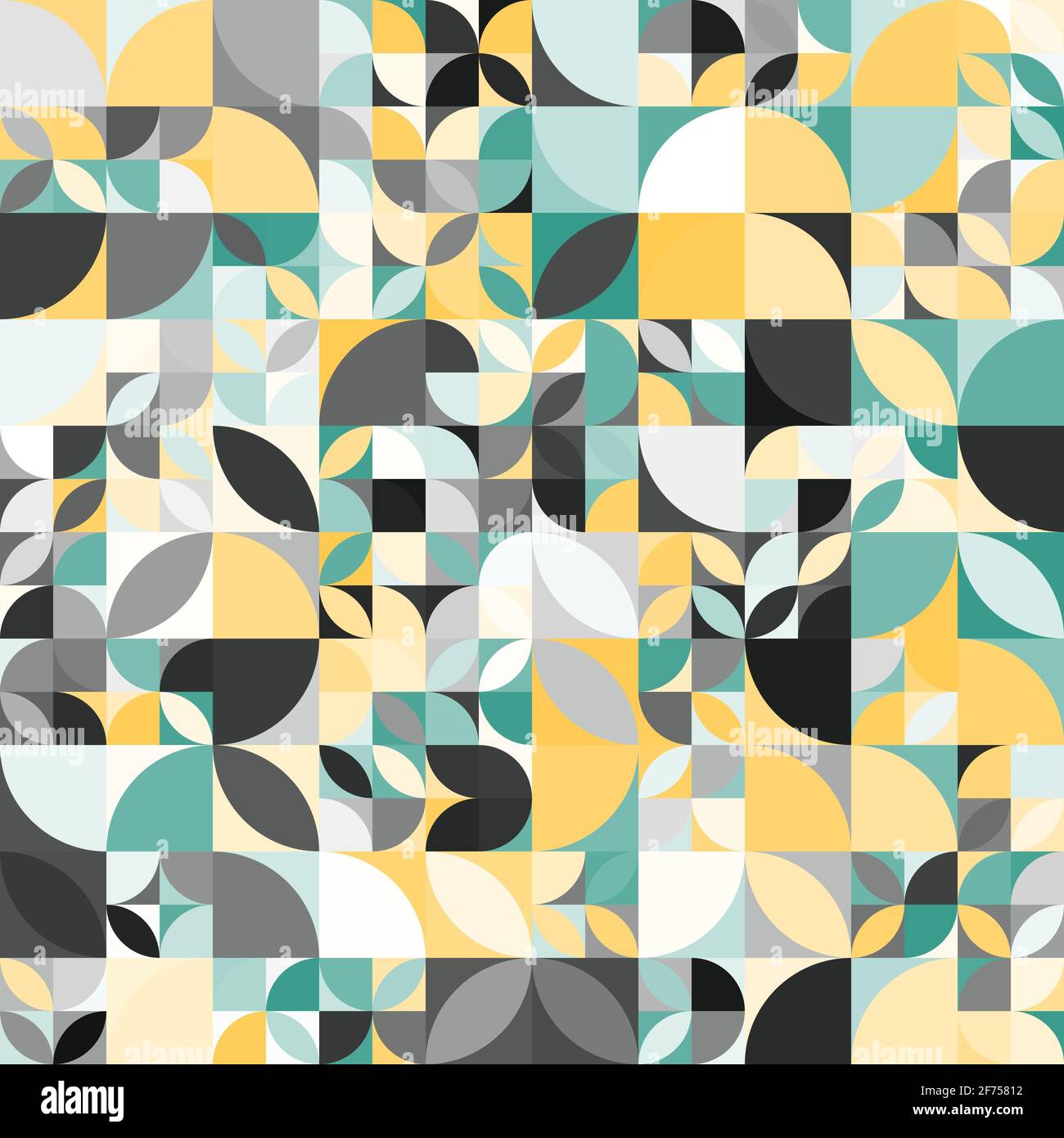 Simple clean abstract bauhaus pattern Stock Photo - Alamy