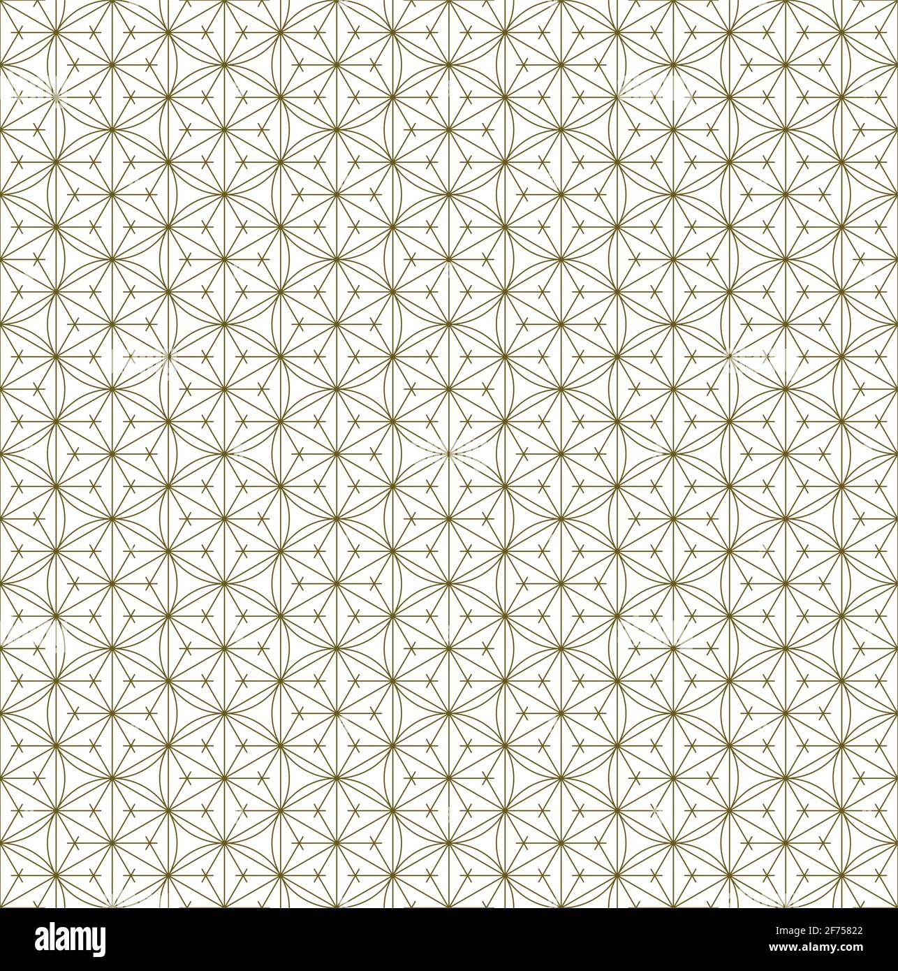 A seamless pattern based on elements of the traditional Japanese craft ...