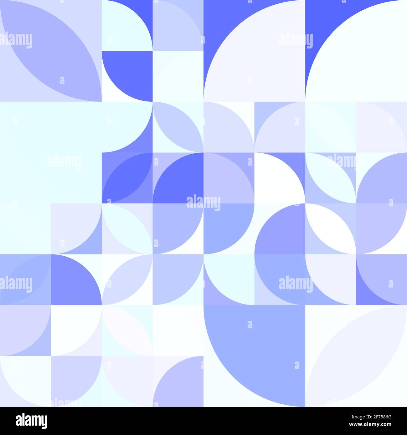 Simple clean abstract bauhaus pattern Stock Photo - Alamy