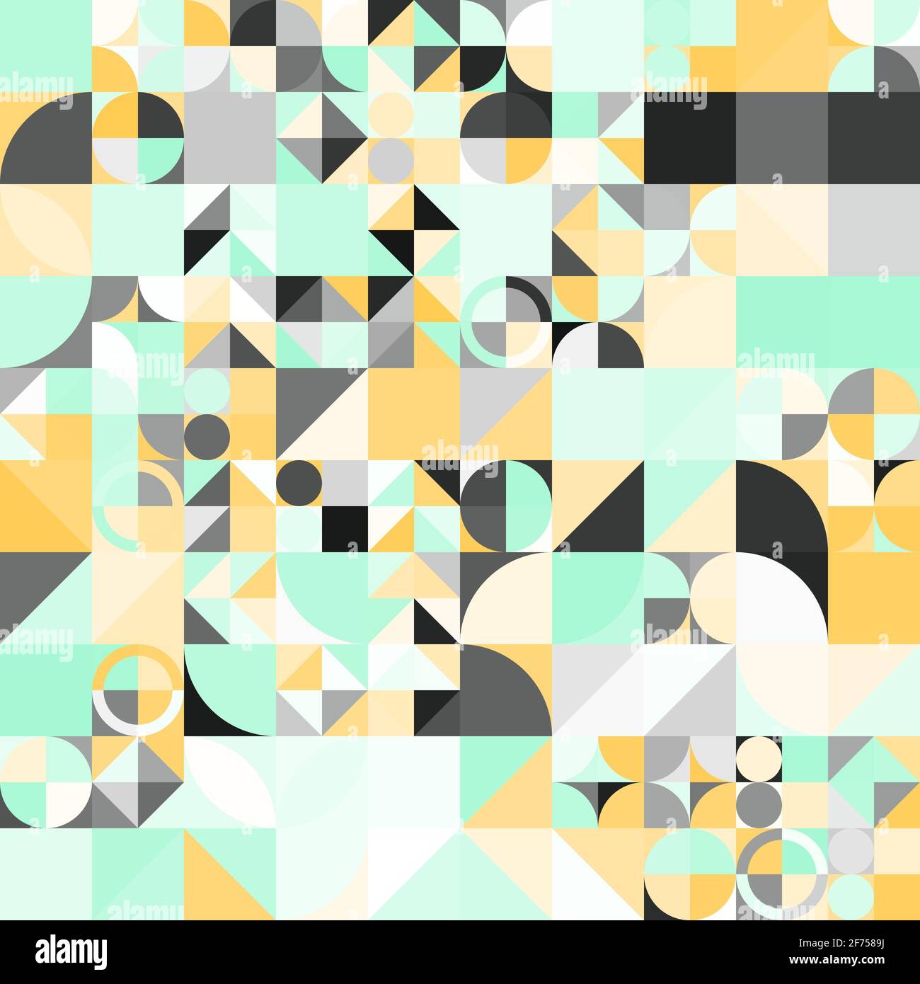 Simple clean abstract bauhaus pattern Stock Photo - Alamy