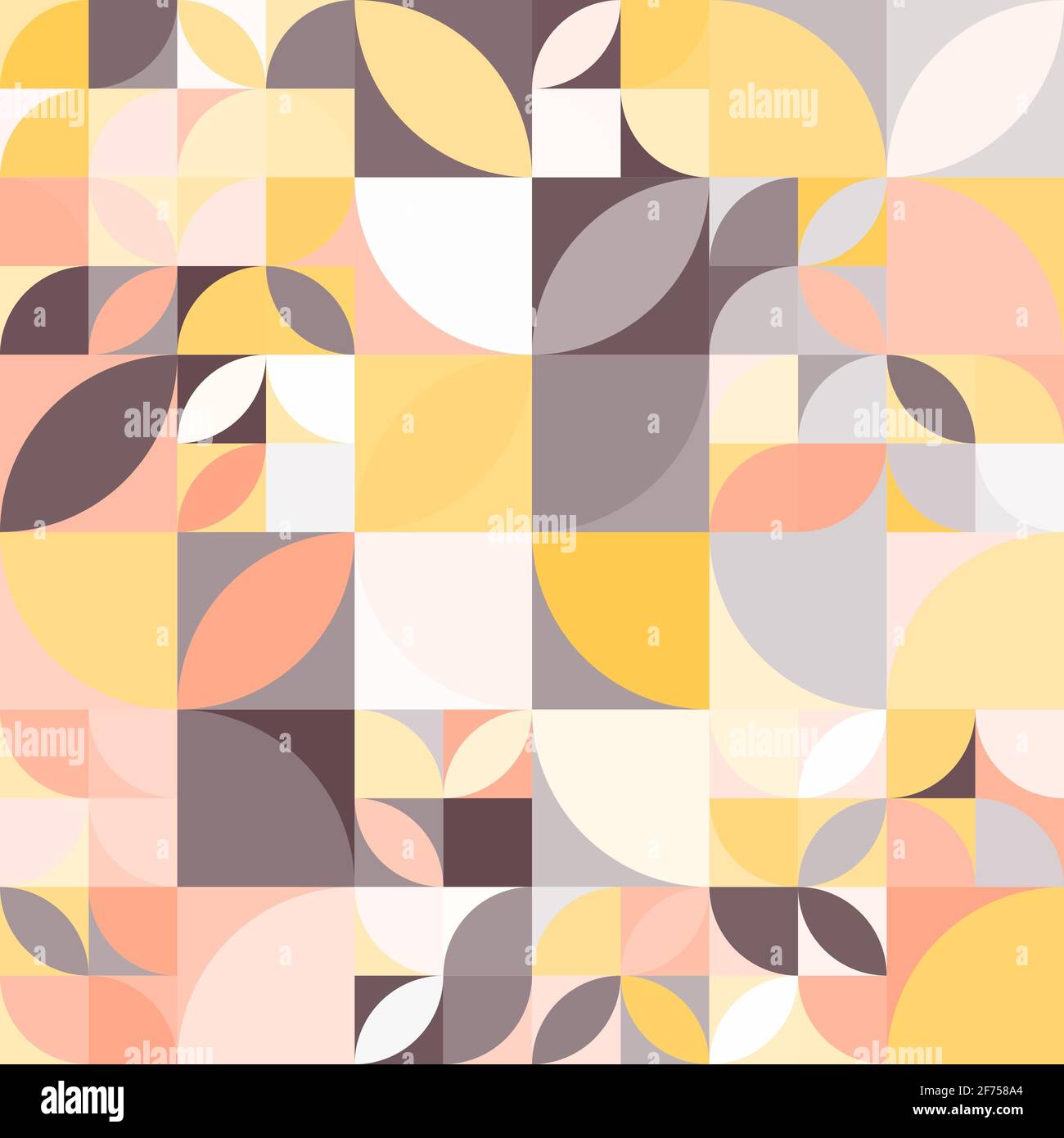 Simple clean abstract bauhaus pattern Stock Photo - Alamy