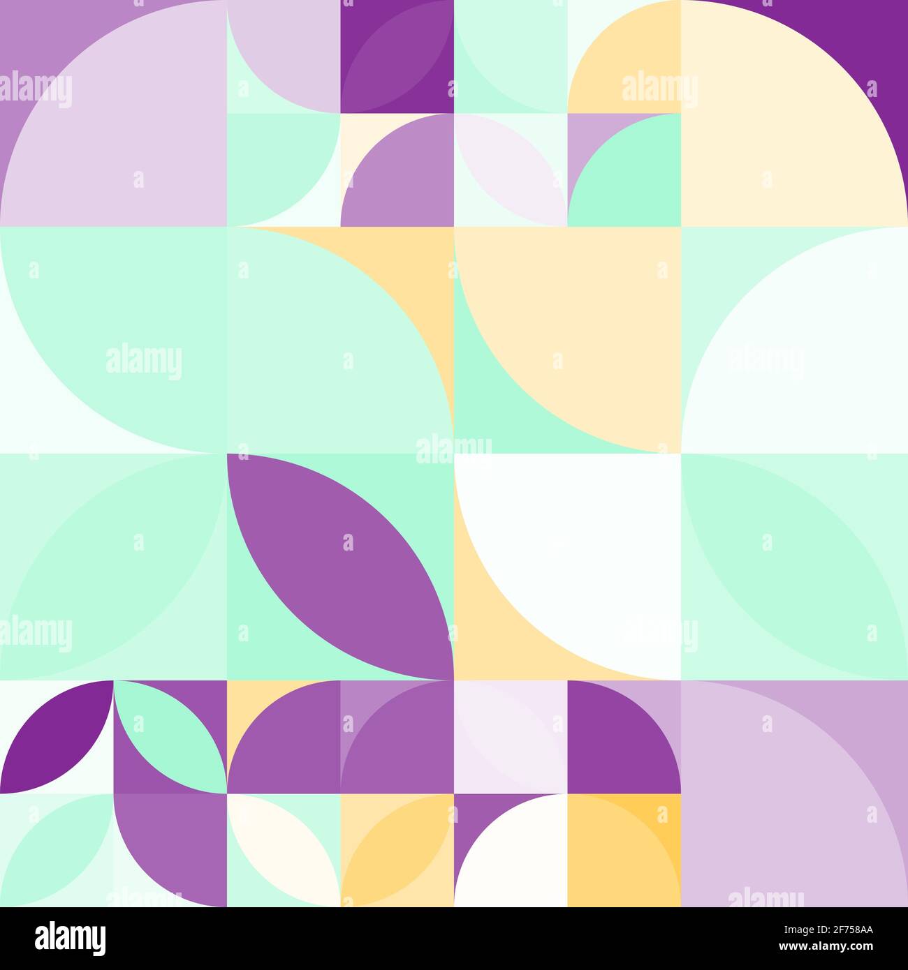 Simple clean abstract bauhaus pattern Stock Photo - Alamy