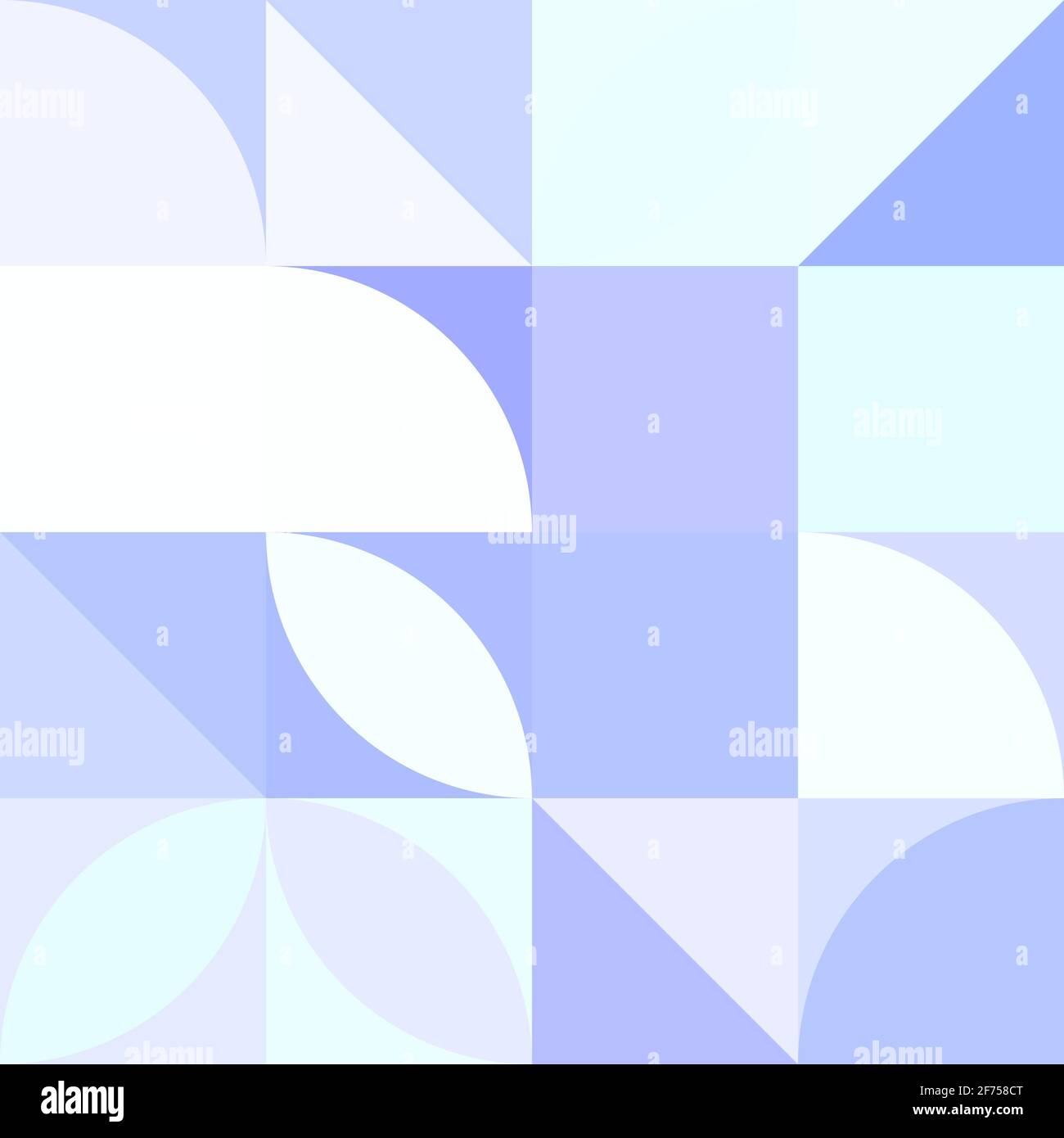 Simple clean abstract bauhaus pattern Stock Photo - Alamy