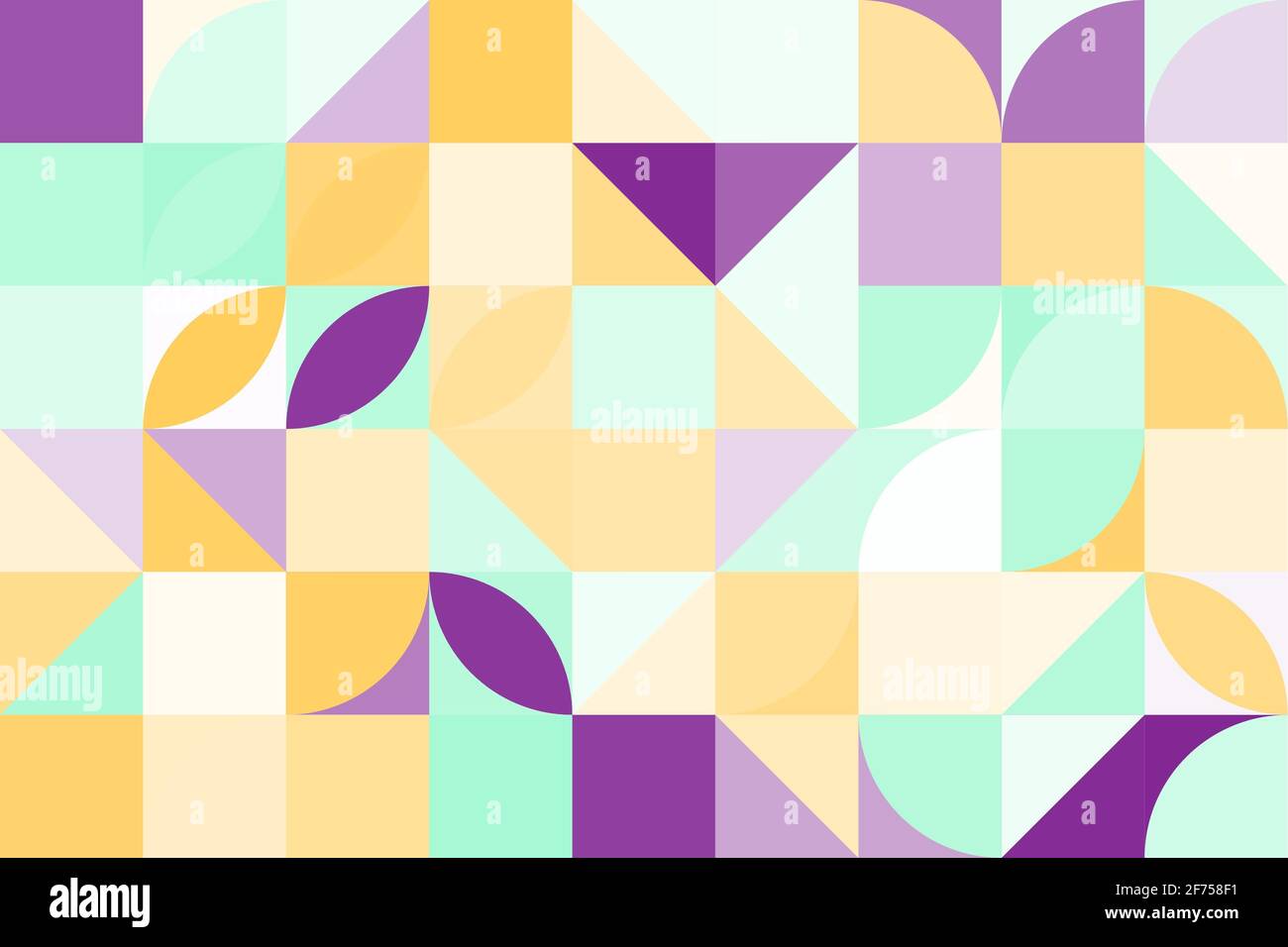 Simple clean abstract bauhaus pattern Stock Photo - Alamy