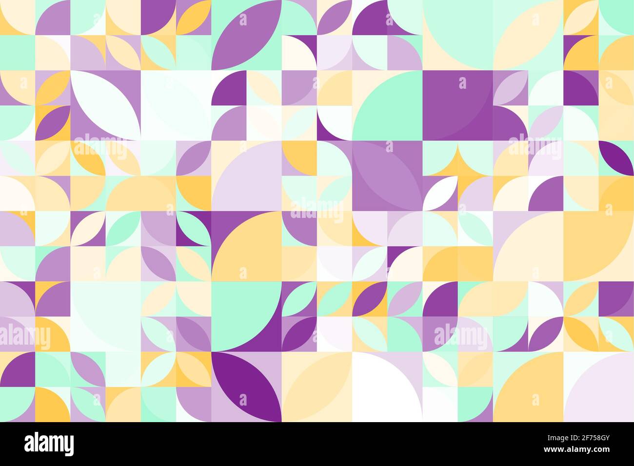 Simple clean abstract bauhaus pattern Stock Photo - Alamy