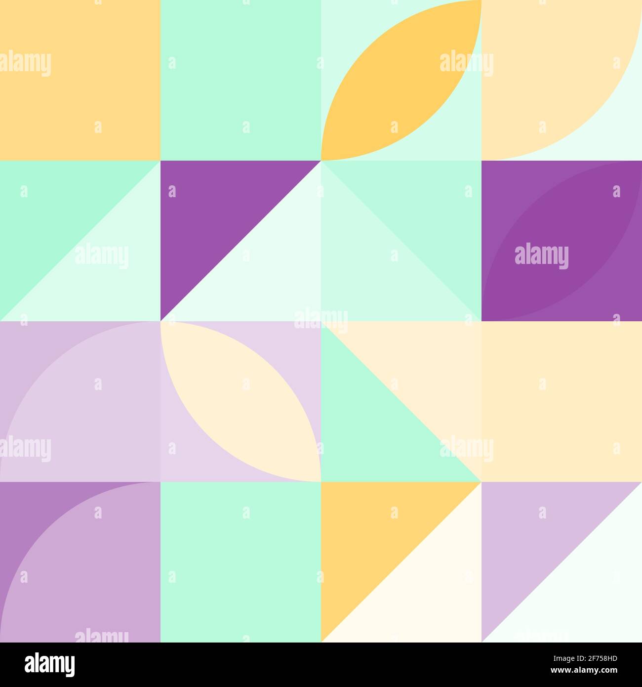 Simple clean abstract bauhaus pattern Stock Photo - Alamy