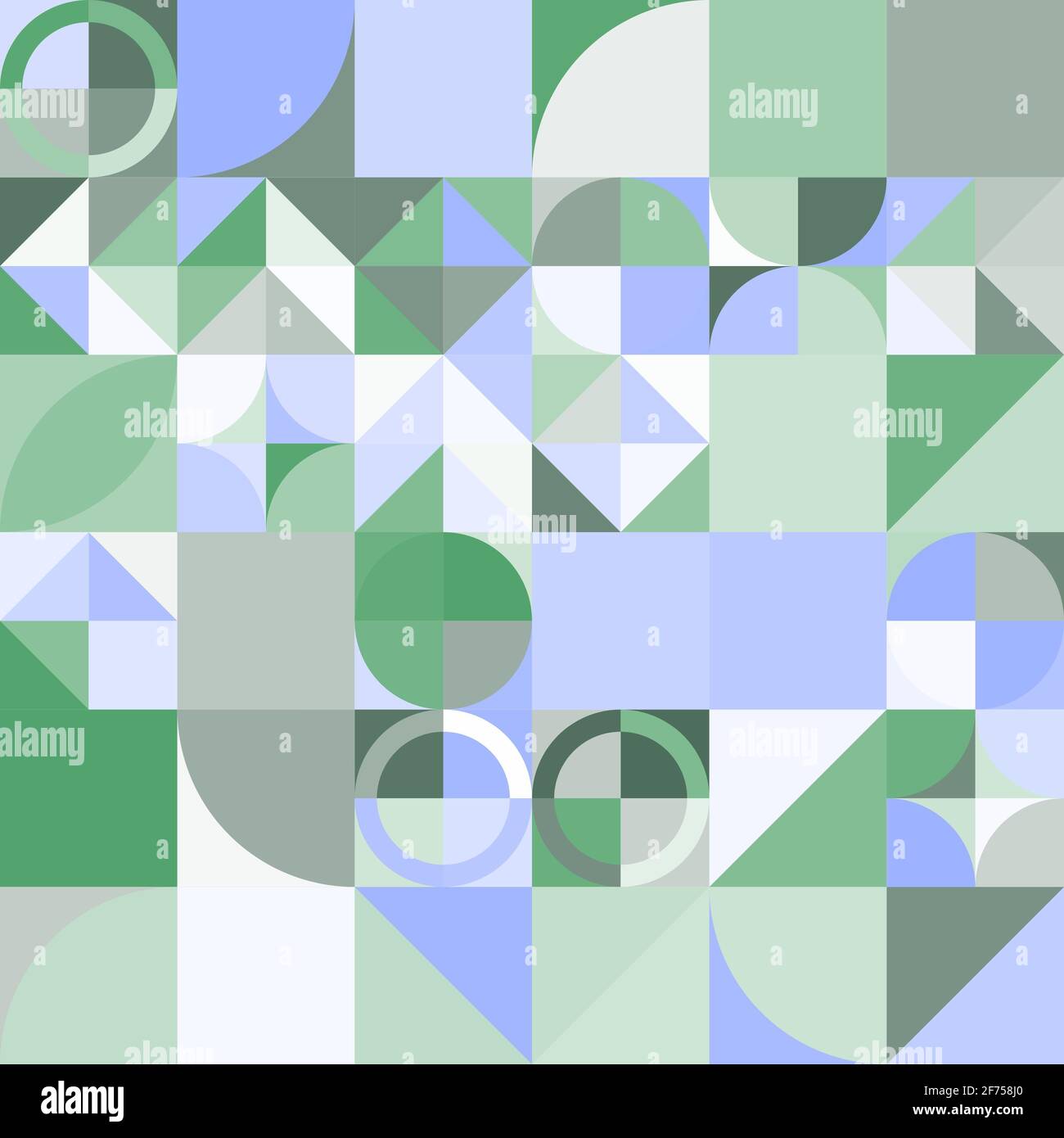 Simple clean abstract bauhaus pattern Stock Photo - Alamy