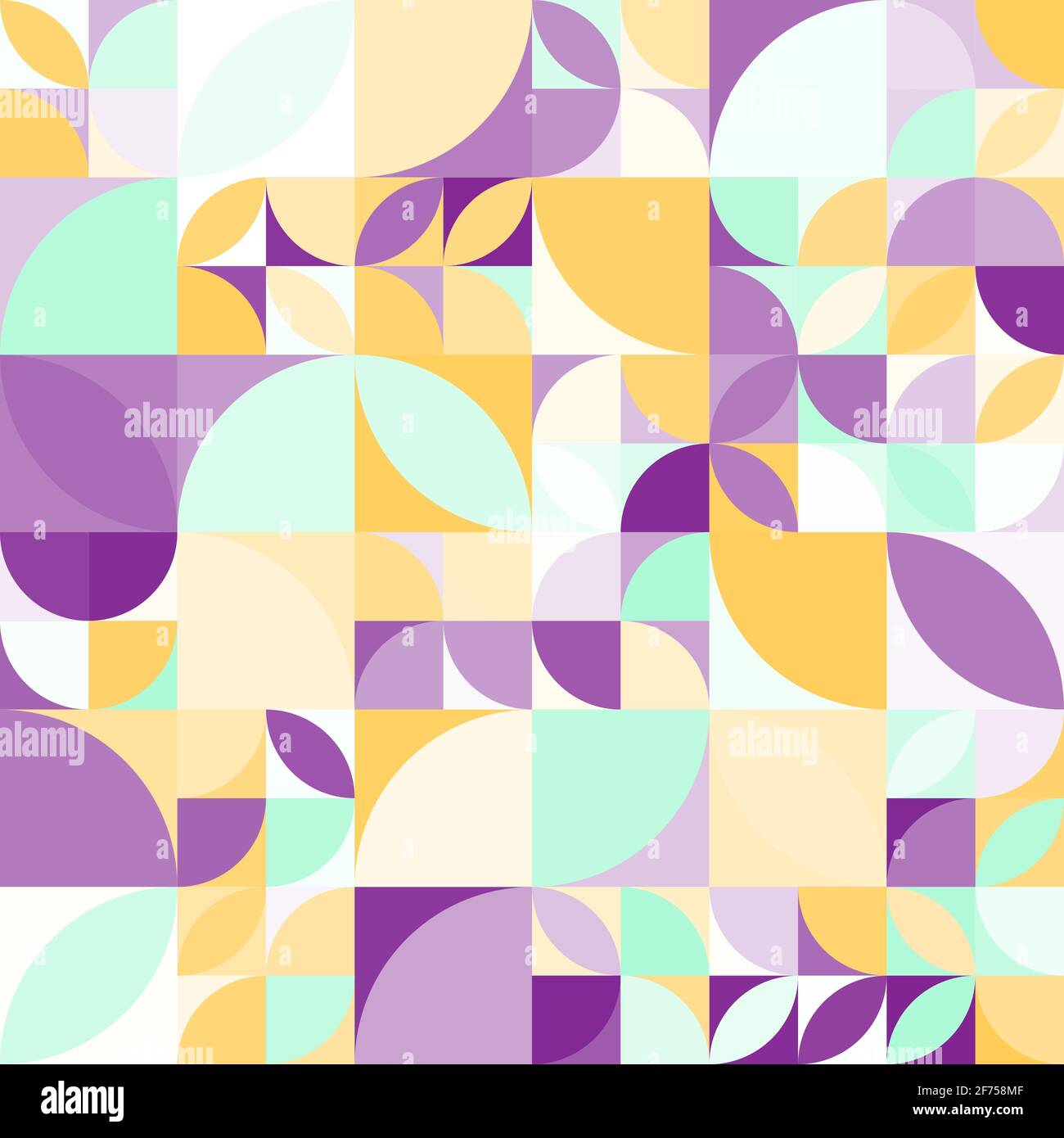 Simple clean abstract bauhaus pattern Stock Photo - Alamy