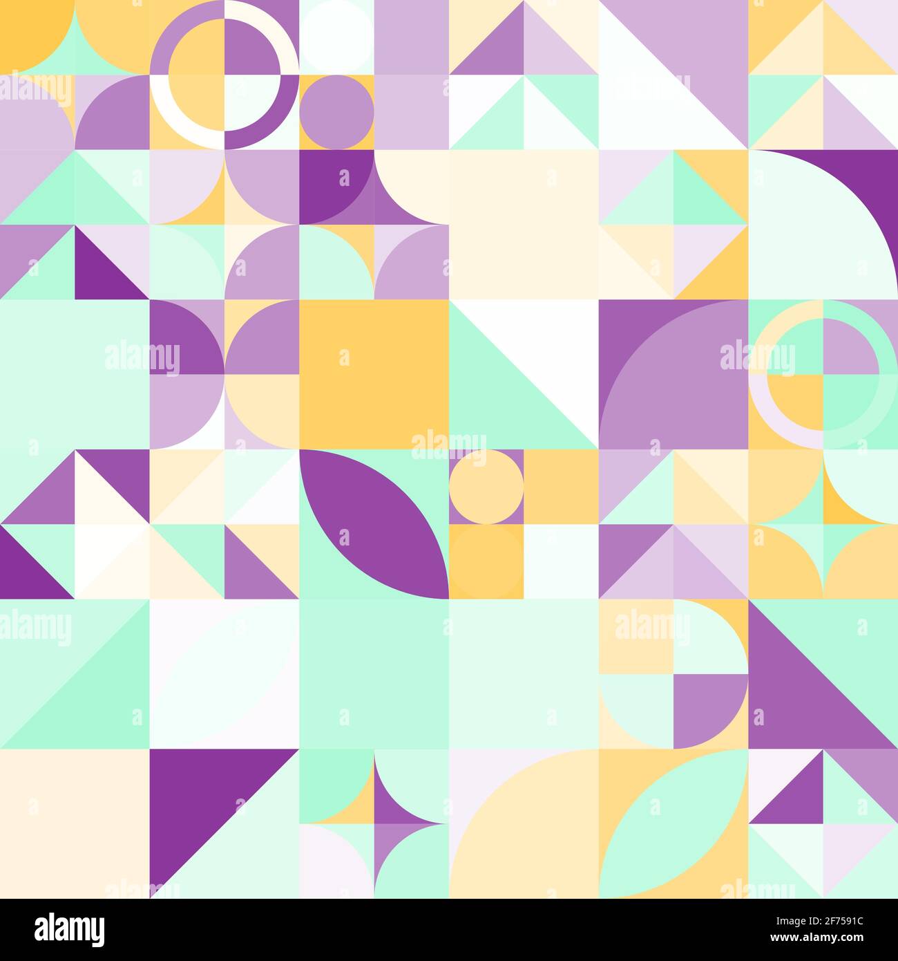 Simple clean abstract bauhaus pattern Stock Photo - Alamy