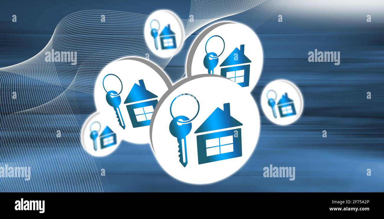 Illustration of a property concept Stock Photo - Alamy