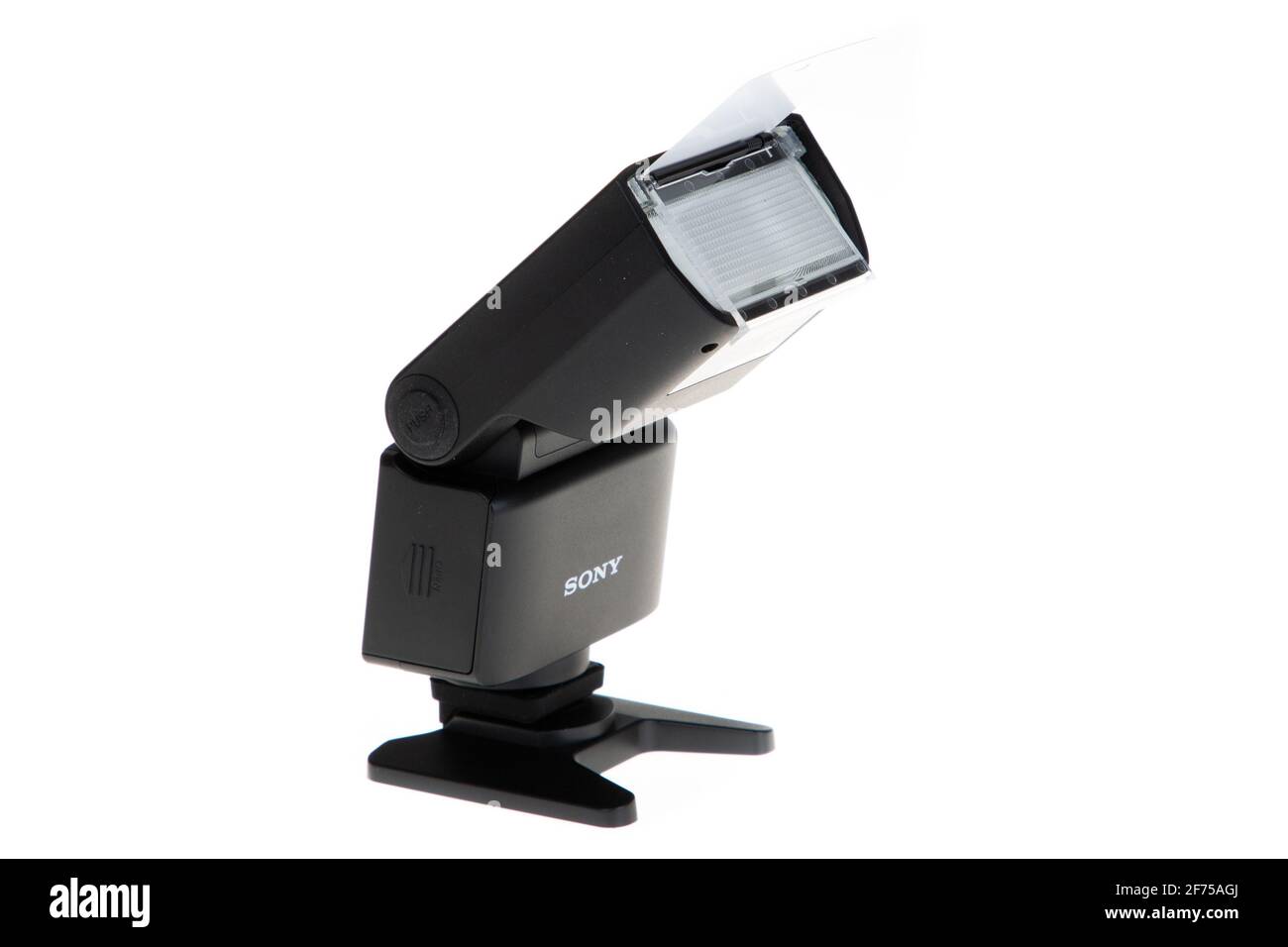 Bordeaux , Aquitaine France - 03 22 2021 : Sony Camera Flash on white ...